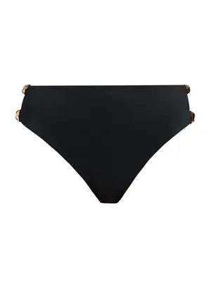 Simkhai Tyas High-waist Bikini Bottom - Black