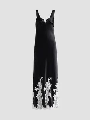 Simkhai Lea Lace Insert Maxi Dress