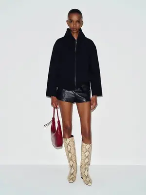 REFORMATION Micha Bomber - Black