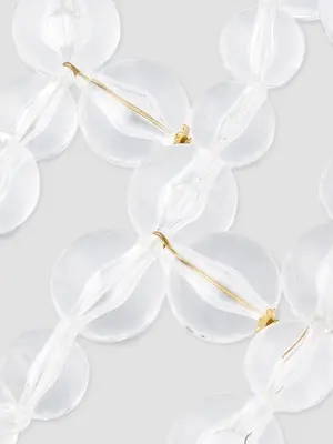 KENNETH JAY LANE Goldtone & Resin Beaded Cluster Necklace