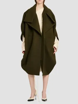 FERRAGAMO Wool-cashmere Single-breasted Coat