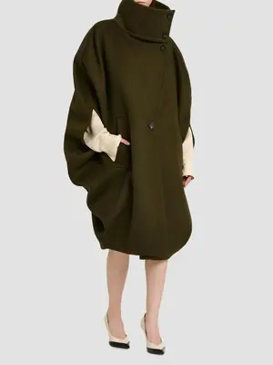 FERRAGAMO Wool-cashmere Single-breasted Coat