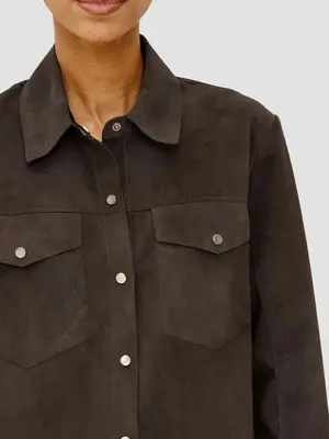 Rails Dean Suede Spread-collar Jacket