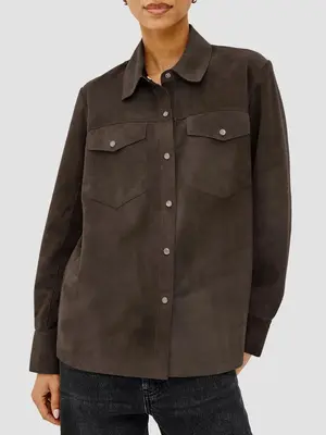 Rails Dean Suede Spread-collar Jacket