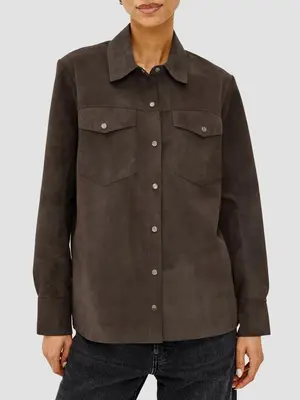 Rails Dean Suede Spread-collar Jacket