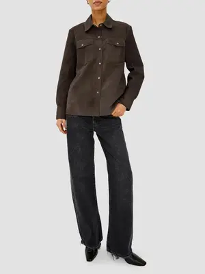 Rails Dean Suede Spread-collar Jacket