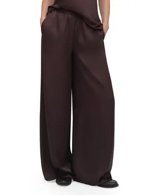 FAVORITE DAUGHTER The Everything Satin Wide-leg Pants