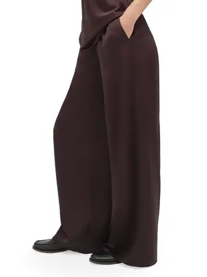 FAVORITE DAUGHTER The Everything Satin Wide-leg Pants