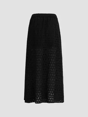 FAVORITE DAUGHTER The Pretty Please Eyelet Maxi Skirt