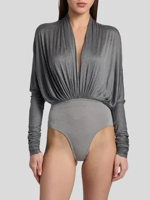 Co Gathered Jersey Bodysuit