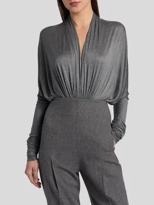Co Gathered Jersey Bodysuit