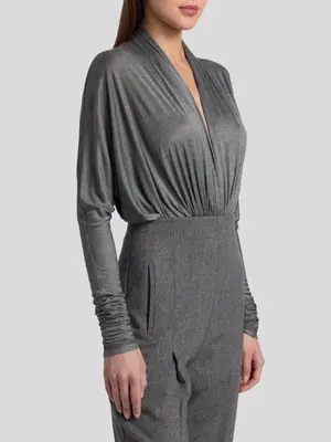 Co Gathered Jersey Bodysuit
