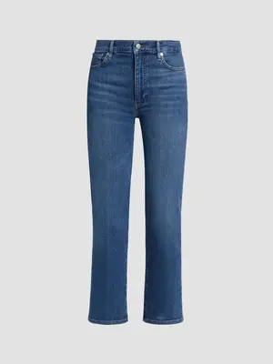 FRAME Le Sleek Straight-leg Crop Jeans