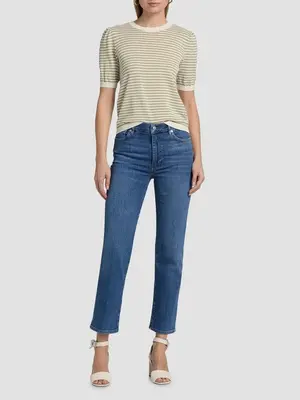 FRAME Le Sleek Straight-leg Crop Jeans
