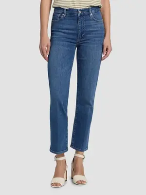 FRAME Le Sleek Straight-leg Crop Jeans