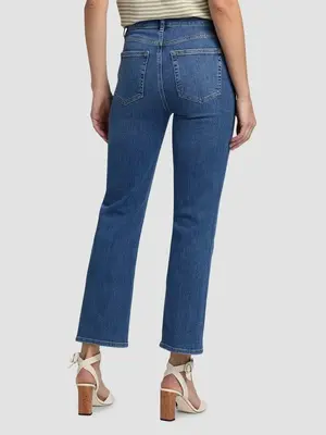 FRAME Le Sleek Straight-leg Crop Jeans