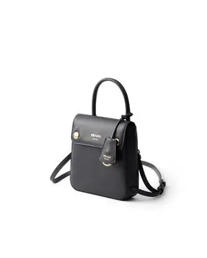 Prada Carry Mini Leather Handbag