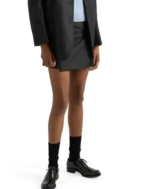 Prada Re-wool Miniskirt