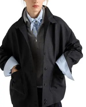 Prada Re-wool Blouson Jacket