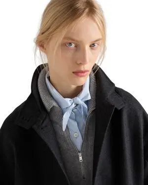 Prada Re-cashmere Polo Sweater
