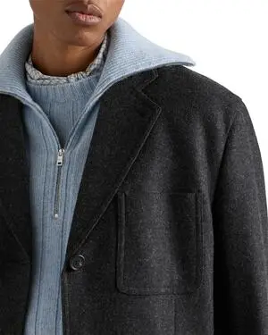 Prada Re-wool Single-breasted Jacket
