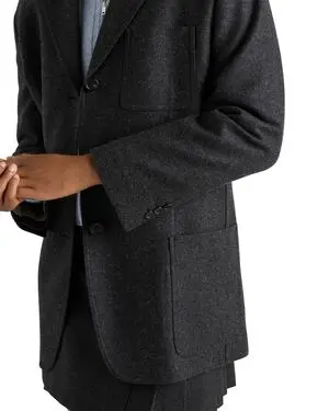Prada Re-wool Single-breasted Jacket