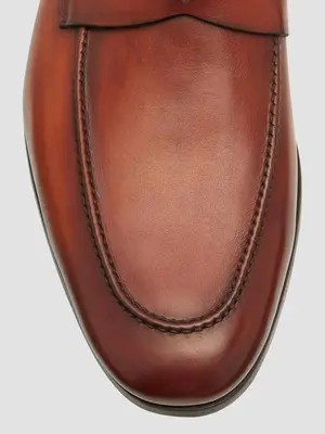 Magnanni Sasso Leather Penny Loafers