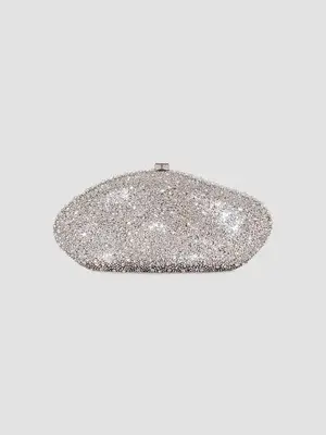 Cult Gaia The Caldera Embellished Clutch - Clear