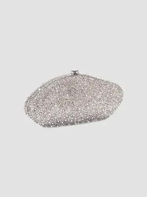 Cult Gaia The Caldera Embellished Clutch - Clear