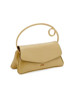 Cult Gaia Emily Leather Top-handle Bag