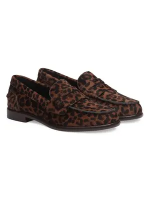 Rag & Bone Carter Printed Calf Hair Penny Loafers