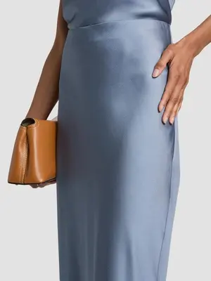 Vince Satin Maxi Slip Skirt