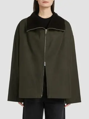 TOTEME Funnelneck Cotton Jacket