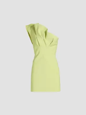 Acler Forever Young Lugano Mini Dress - Honeydew