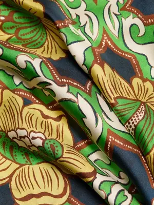ALEMAIS Liana Halterneck Silk Top - Multi