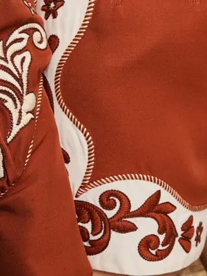 ALEMAIS Duke Embroidered Shorts