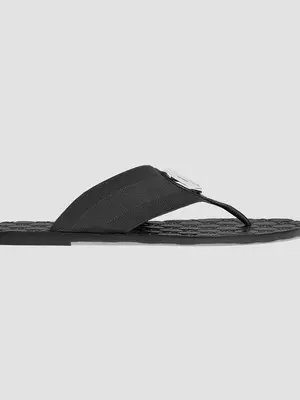 Gucci Riviera Logo Flip-flops - Black