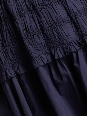 DÔEN Leanne Cotton Scoopneck Midi-dress