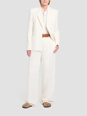 TWP Her Fit Linen-blend Blazer