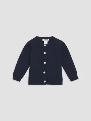 Sofia Cashmere Baby's Classic Cashmere Cardigan Navy