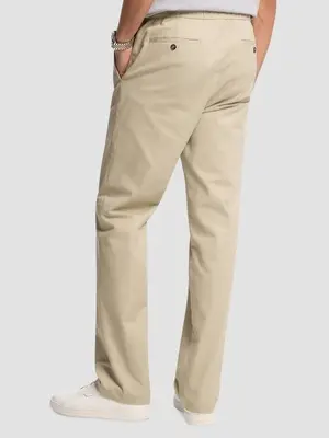 Michael Kors Bedford Stretch-cotton Regular-fit Drawstring Trousers