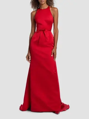 Prabal Gurung Caroline Sleeveless Satin Gown