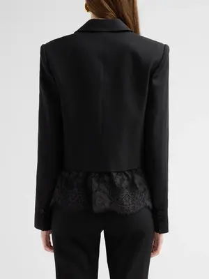 Zimmermann Valiant Lace Short Blazer