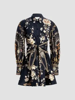 Camilla Flaco Folklore Cotton Shirtdress