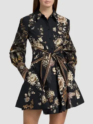 Camilla Flaco Folklore Cotton Shirtdress