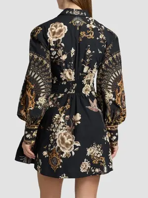 Camilla Flaco Folklore Cotton Shirtdress