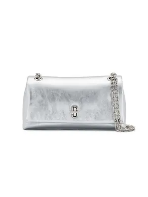 Marc Jacobs The Metallic Dual Chain Wallet - Silver