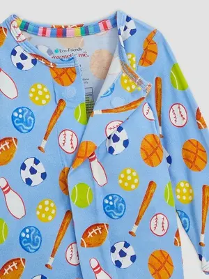 MAGNETIC ME Baby's Sports-print Footie