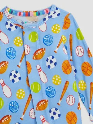 MAGNETIC ME Baby's Sports-print Footie