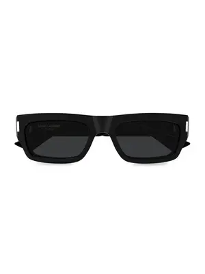 Saint Laurent 54mm Rectangular Sunglasses